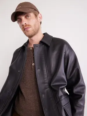 Nn07 90037' Embroidered Baseball Cap - Brown