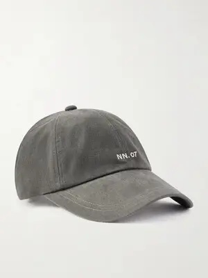Nn07 Logo-embroidered Cotton-twill Baseball Cap - Green
