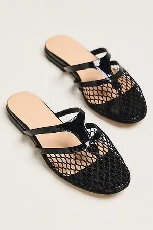 SILENT D Mesh Strappy Mules