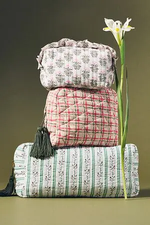 Anthropologie Printed Cosmetic Bag