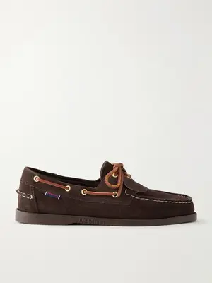 SEBAGO Portland Artisan Suede Boat Shoes - Brown