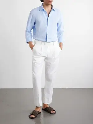 Zegna Linen Shirt - Blue