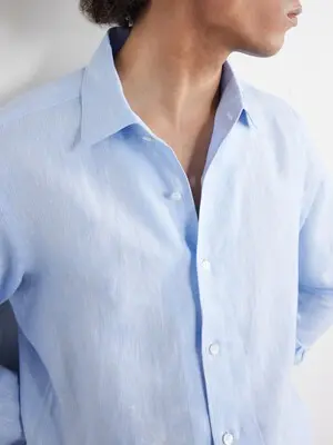 Zegna Linen Shirt - Blue