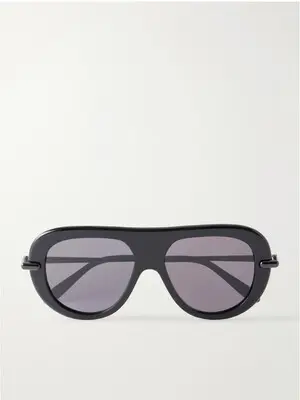 Paul Smith Slim Aviator-style Sunglasses - Black