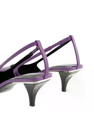 Gucci Slingback Pumps With Metal Accent