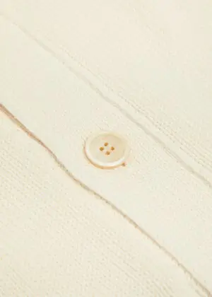 SLOWEAR Ribbed Cotton-knit Cardigan