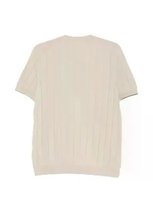 DIKTAT Vertical-ribbed Knit Sweater - Neutrals