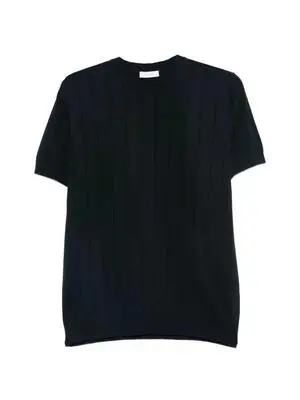 DIKTAT Ribbed-knit Sweater - Blue
