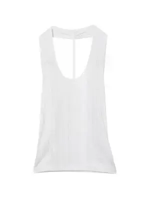 Helmut Lang Halter-neck Tank Top - Blue