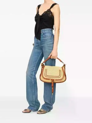 Chloé Marcie Shoulder Bag - Neutrals