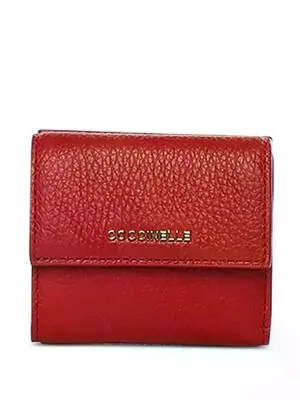 COCCINELLE Small Logo-detail Wallet - Red
