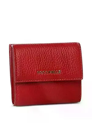 COCCINELLE Small Logo-detail Wallet - Red