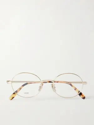 Loewe Round-frame Optical Glasses - Gold