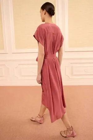 Ulla Johnson Sabi Silk Midi Dress
