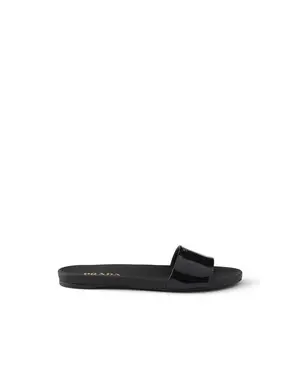 Prada Patent Leather Slides