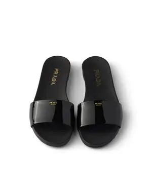 Prada Patent Leather Slides