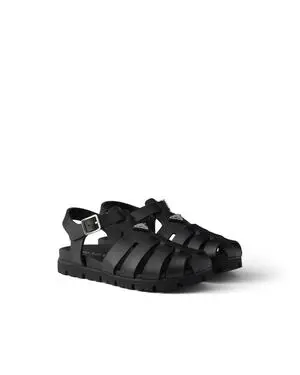 Prada Rubber Fisherman Sandals