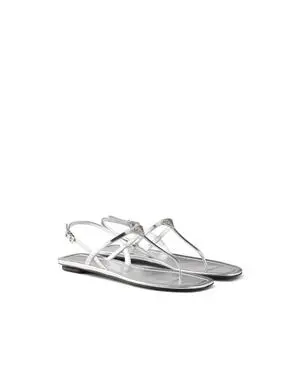 Prada Metallic Sandals For Women