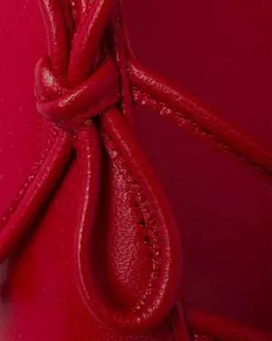 Prada Leather Pumps - Red