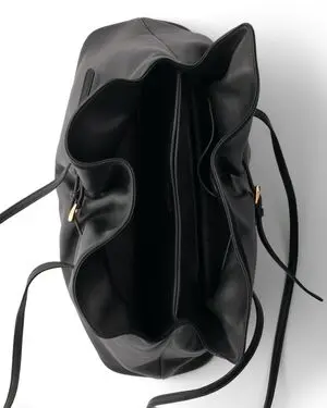 Prada Large Nappa Leather Tote Bag - Black