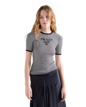 Prada Striped Silk Sweater