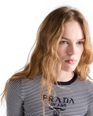 Prada Striped Silk Sweater
