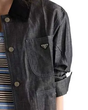 Prada Chambray Jacket - Navy