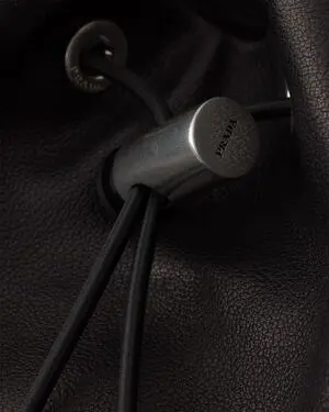 Prada Leather Backpack - Black