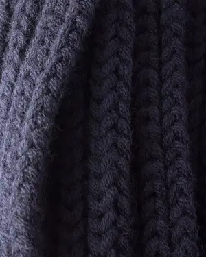 Prada Wool Scarf - Navy