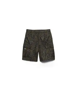 Prada Printed Re-nylon Swim Trunks - Blue/forest