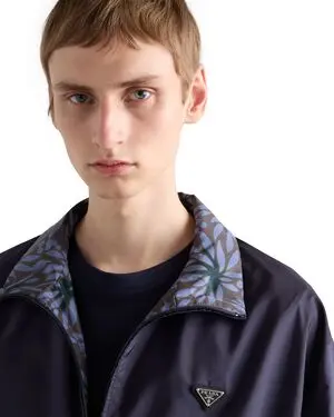 Prada Re-nylon Reversible Jacket - Blue/black