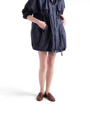 Prada Lightweight Re-nylon Hooded Raincoat - Blue