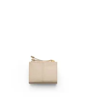 Prada Small Leather Wallet - Travertine Stone