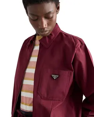 Prada Poplin Jacket - Garnet