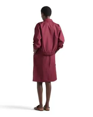 Prada Poplin Jacket - Garnet