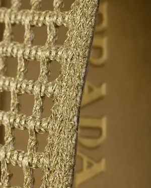 Prada Crochet Ballerinas - Quartz