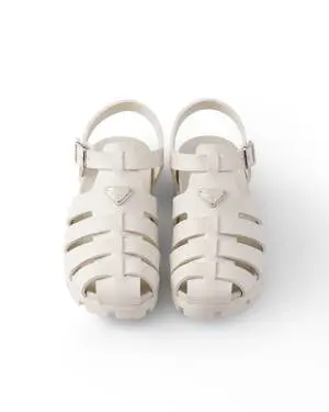 Prada Rubber Fisherman Sandals - Panama