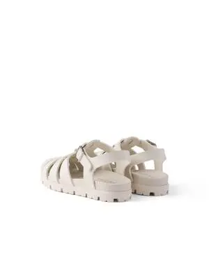 Prada Rubber Fisherman Sandals - Panama