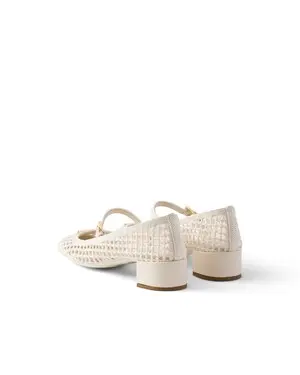 Prada Crochet Pumps - Ivory