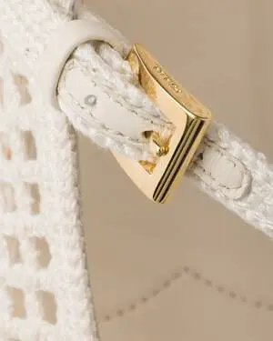Prada Crochet Pumps - Ivory