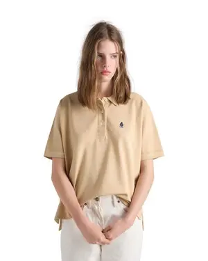 Prada Piqué Polo Shirt - Desert Beige