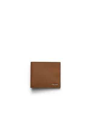 Prada Saffiano Leather Wallet - Leather/talc