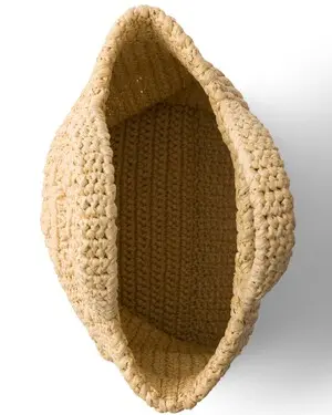 Prada Crochet Tote Bag - Tan