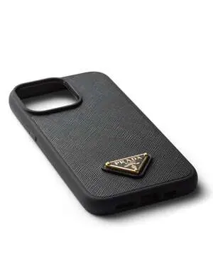 Prada Saffiano Leather Cover For Iphone 15 Pro Max