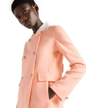 Prada Lightweight Cashmere Pea Coat
