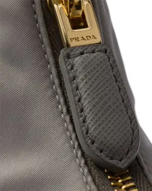 Prada Re-edition 2005 Re-nylon And Saffiano Mini Bag - Cloudy Gray