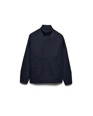 Prada Cotton Blouson Jacket - Navy