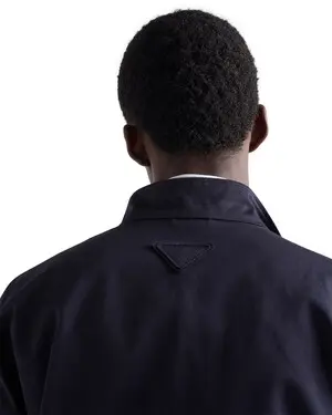 Prada Cotton Blouson Jacket - Navy