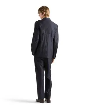 Prada Single-breasted Cotton And Silk Jacket