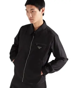 Prada Re-nylon Blouson Jacket - Black